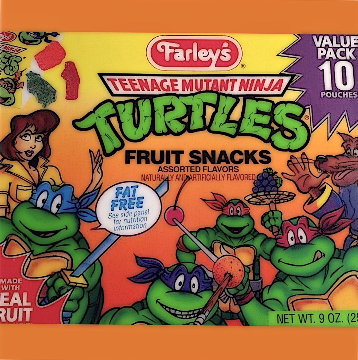 Retronewsnow On Twitter Farleys Teenage Mutant Ninja Turtles Fruit