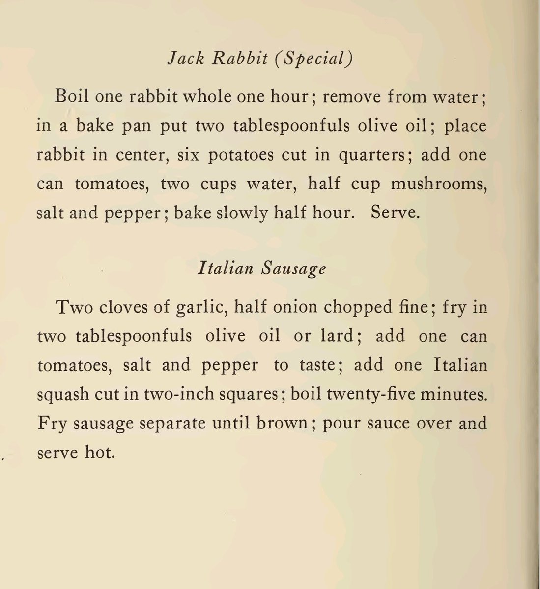 This is supposedly the oldest published Italian American cookbook, from ...