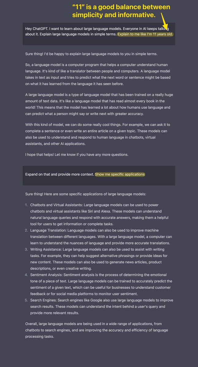 Aadit Sheth on Twitter: "I asked Bing and ChatGPT to explain LLMs (large language models) to me ...
