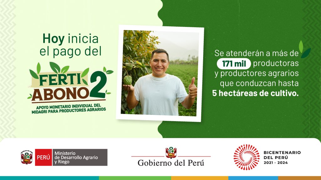 Midagri PerÚ On Twitter ¡es Hoy Es Hoy 🤩 Oficialmente Iniciamos