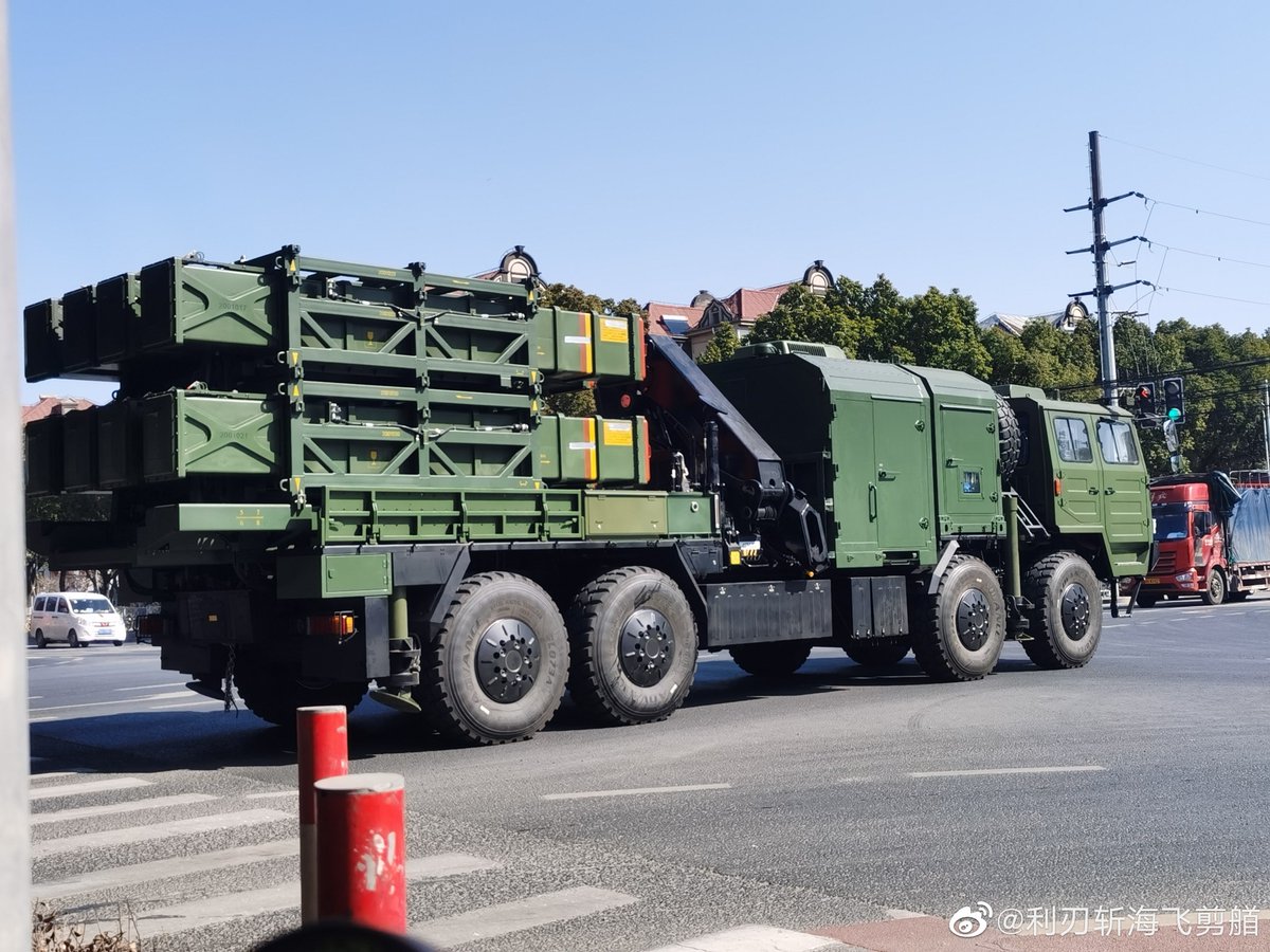 David Wang on Twitter: "🇨🇳PLA HQ-11 SHORAD Launcher Vehicle Roaming Around Somewhere in Shanghai ...