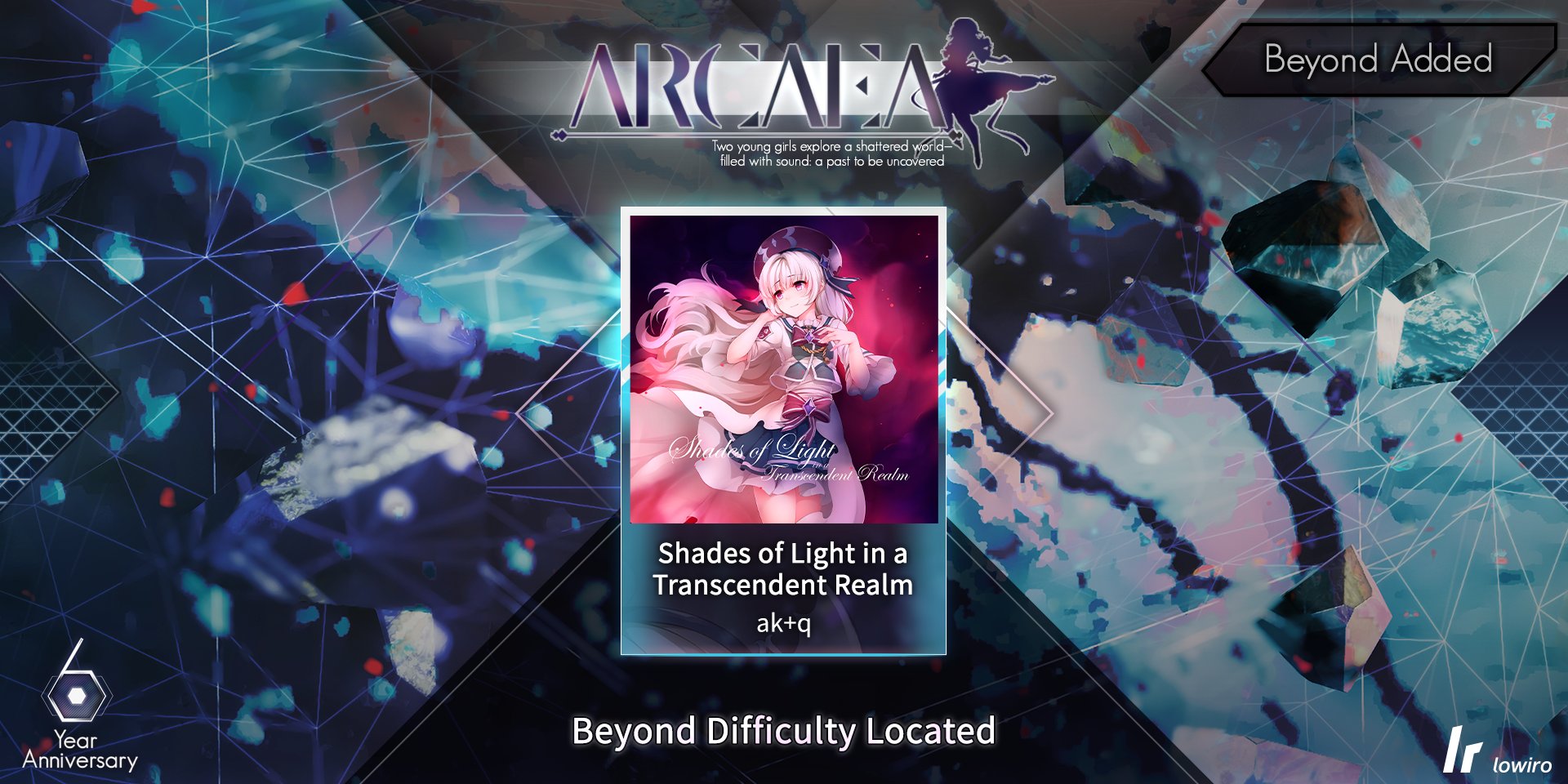 Arcaea公式 on Twitter: "6周年を祝して、 あの曲にBeyond譜面が登場します。 【"Shades of Light in a Transcendent Realm" by ...