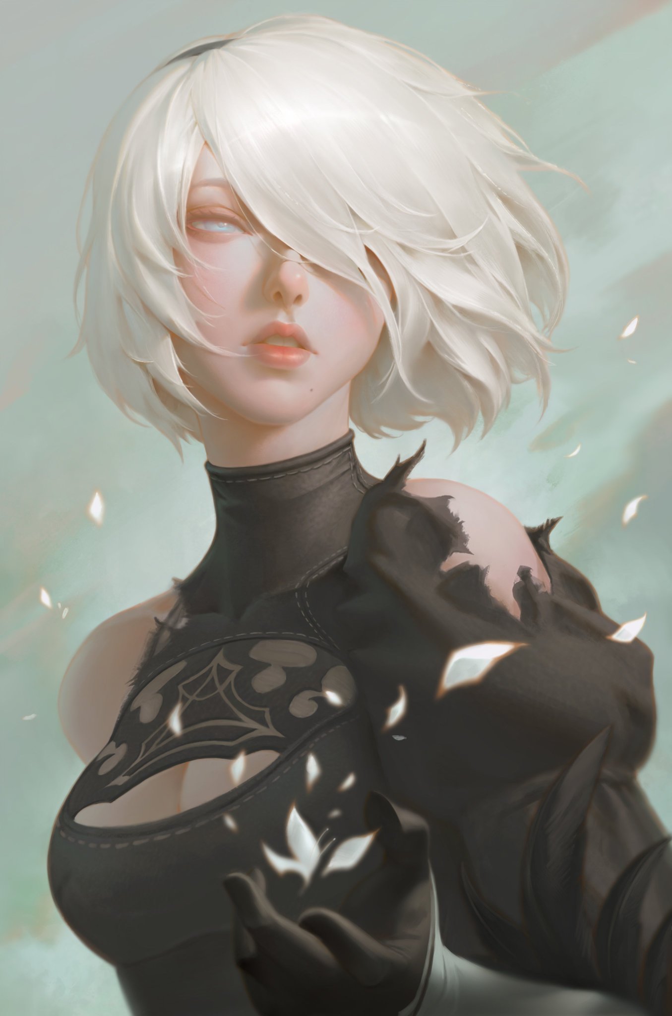 On X: Fanart Of 2B From NieR Automata #anime #manga #games , 49% OFF