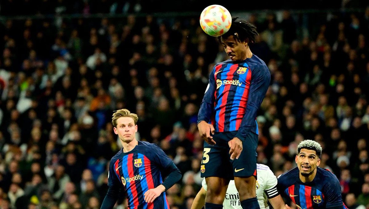 Kounde has had a tough time lately. Scored a few own goals, and ...