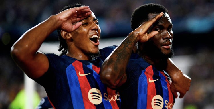 Kounde has had a tough time lately. Scored a few own goals, and ...