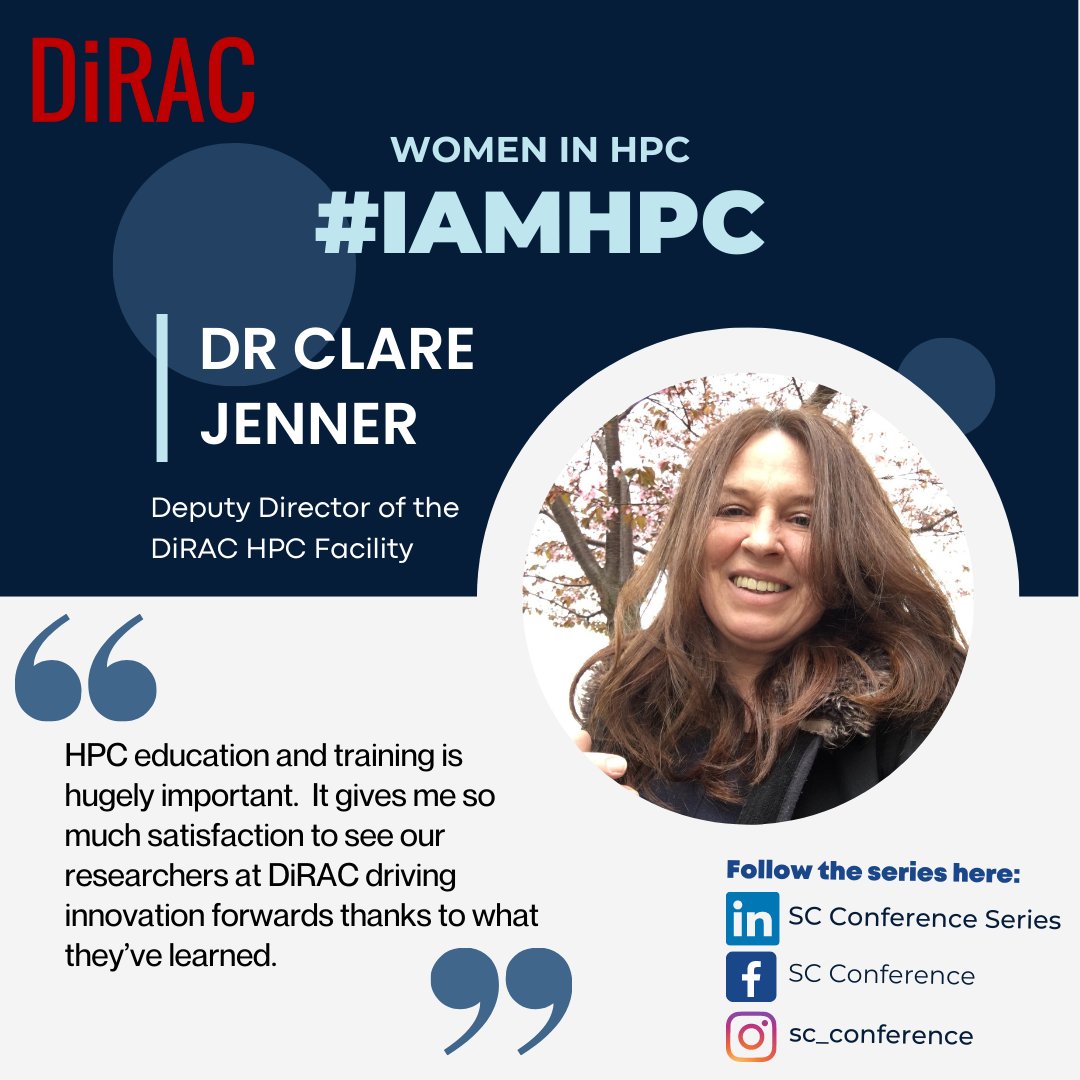 DiRAC on Twitter: "Our brilliant Deputy Director, Dr Clare Jenner, has been featured on ...