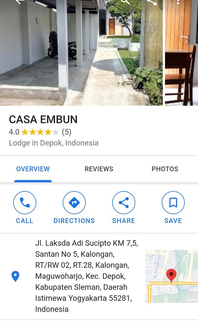 LOGIKA POLITIK on Twitter: "Kalo ini Namanya Casa Embun, Kost ini yg kelola anak pertama ...