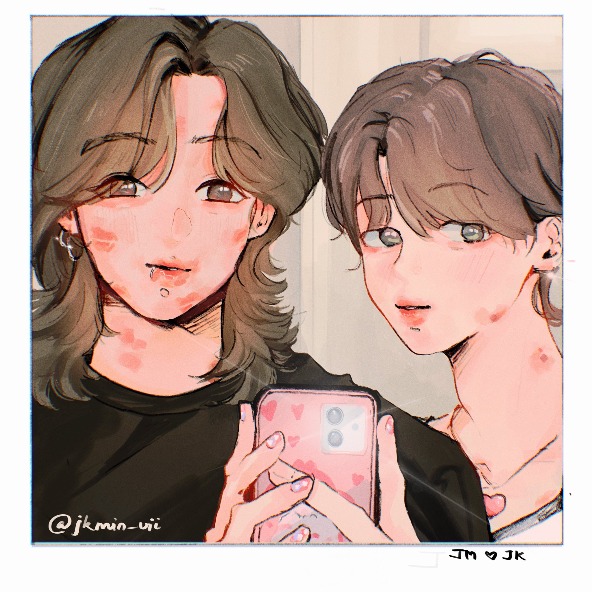 dvii~☀️🌙 on Twitter: "Muuuaaahhhhhhhhh 🐰🐥🥰🥰 #kookmin #jikook https://t.co/oNPCdI1trM" / Twitter