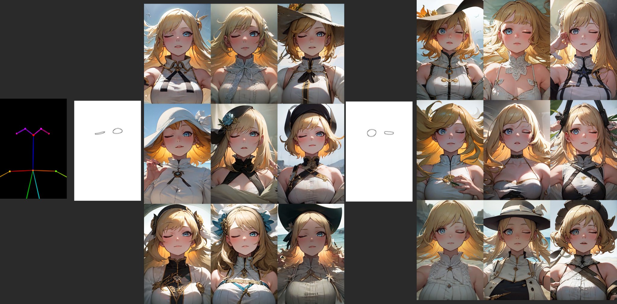 toyxyz on Twitter: "It was possible to control which eye was closed when the "one eye closed ...