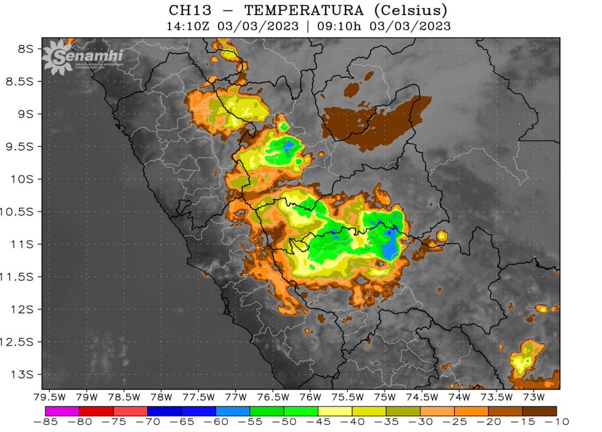 Senamhi On Twitter Ahora Selva Alta De Huánuco Pasco Y Junín