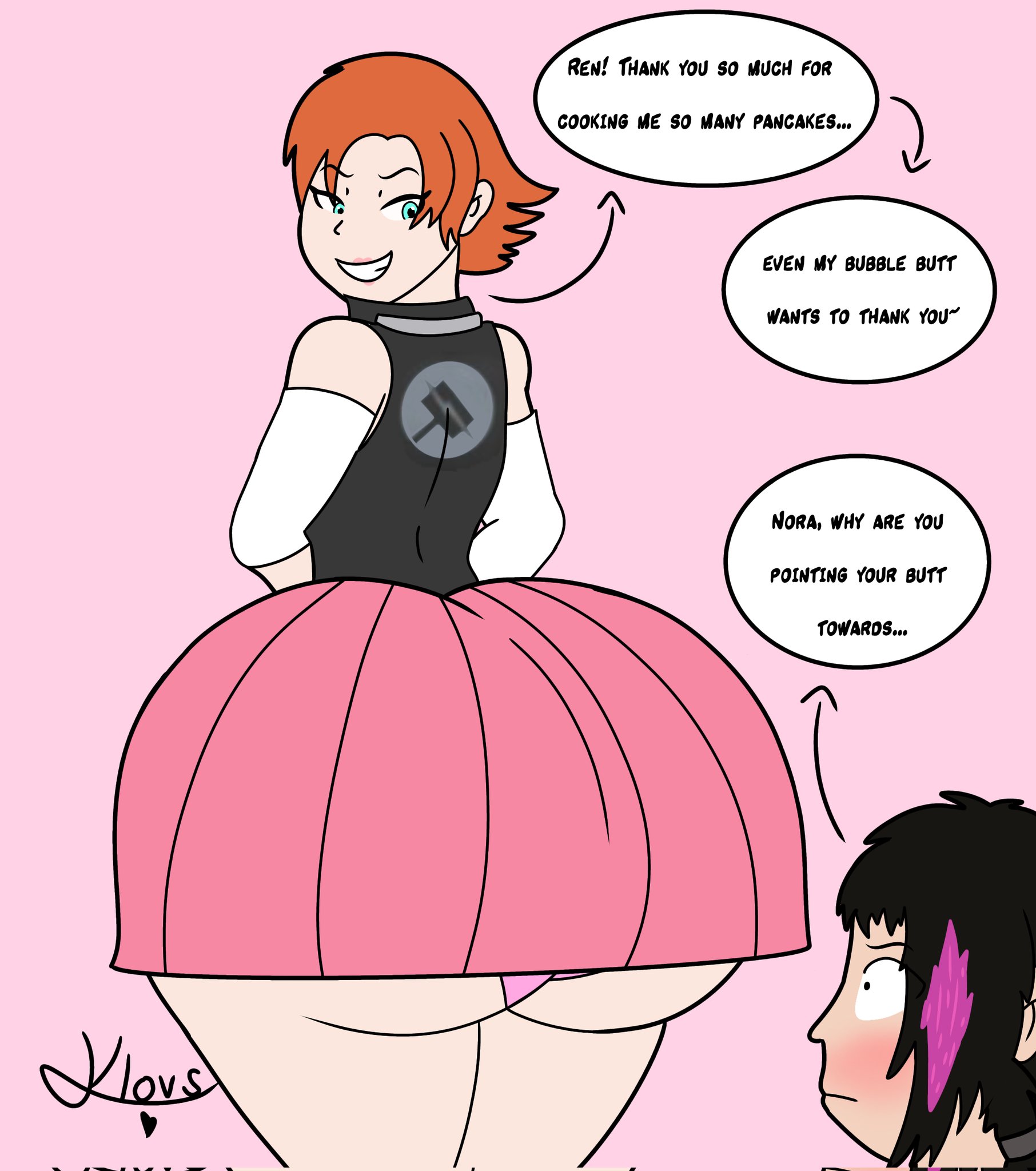 Klovs🔞 comms open! 2/3 on Twitter: "Commission for @No_soy_multi Nora (and her booty 😳) from ...