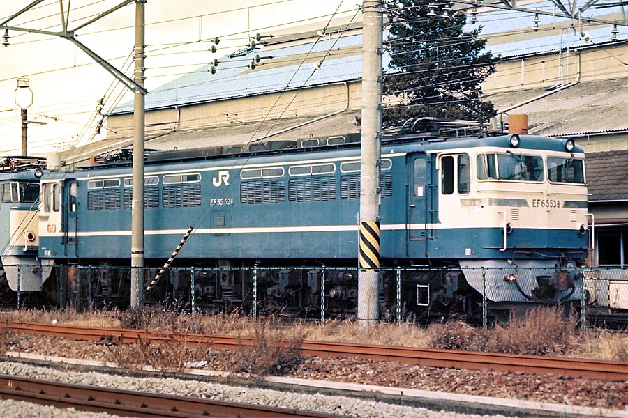 とび色3号 on Twitter: "#38号機の日 EF65 538 1995-01-14 JR貨物 高崎機関区"