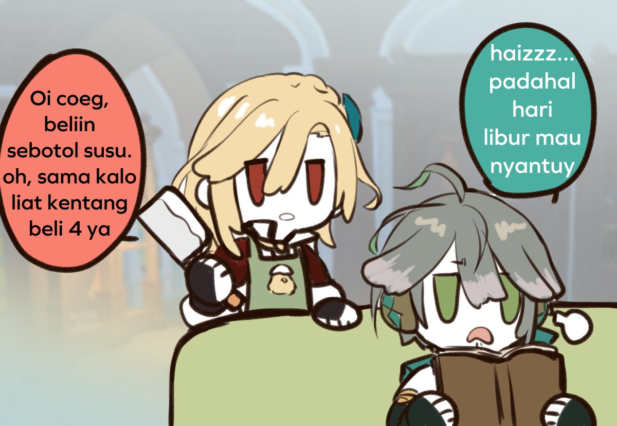 「lokalisasi 」青いClover ε= (ฅ• ω´•ฅ )の漫画