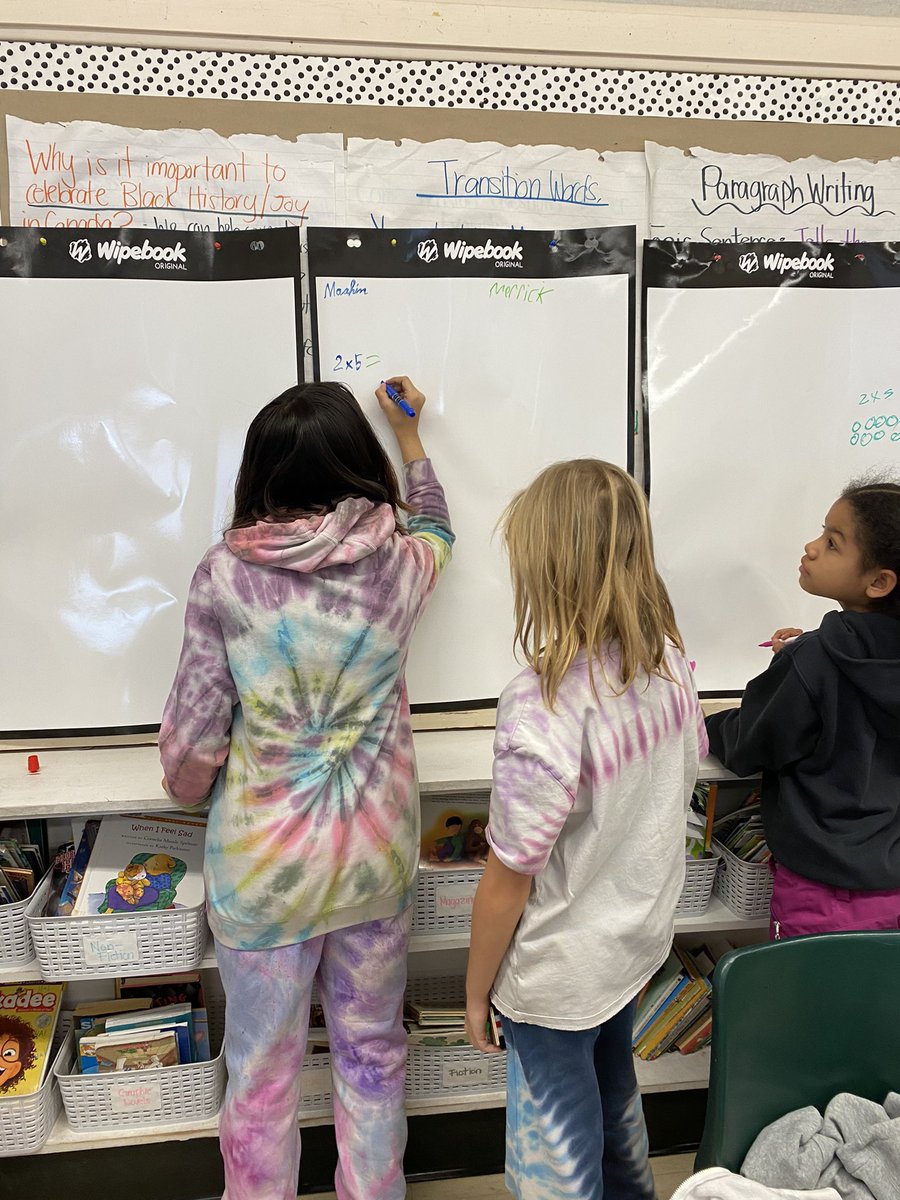 Parkside Elementary School on Twitter: "Lots of collaboration and visible math thinking about ...