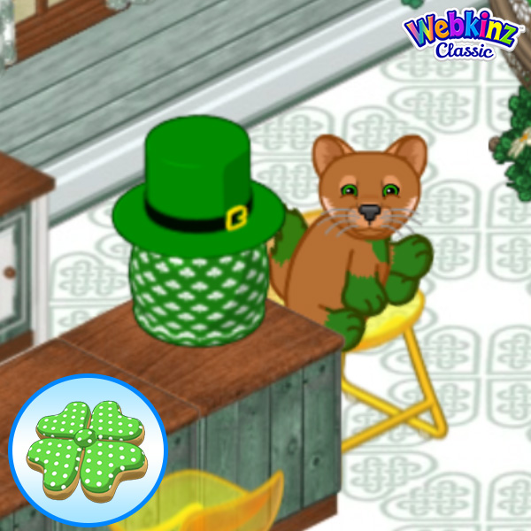 Ganz eStore on Twitter: "Your @Webkinz will find some cute clover cookies under this leprechaun ...