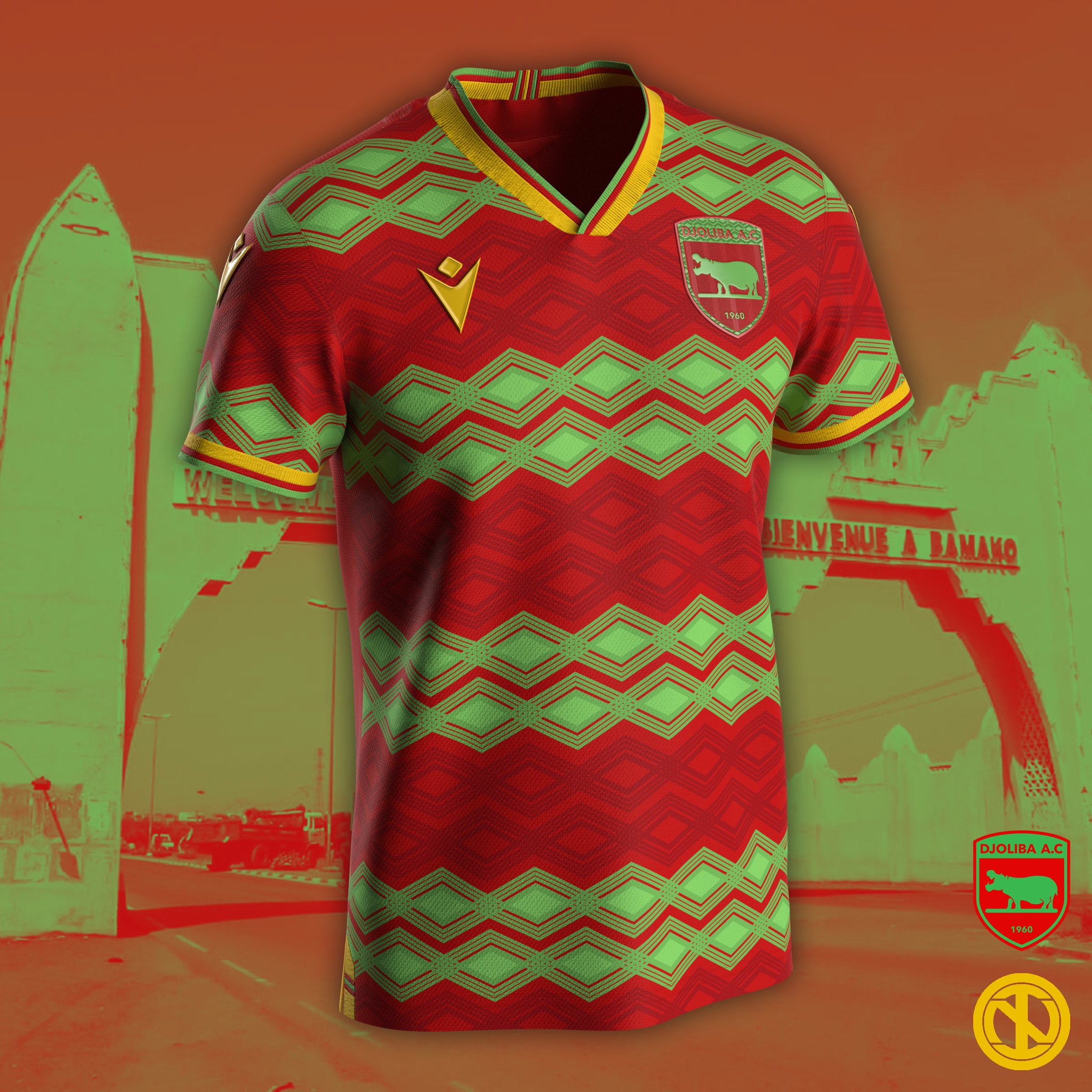 DesignFootball.com on Twitter: "This is @designedbyONI's entry to the Djoliba AC Kit of the Week ...