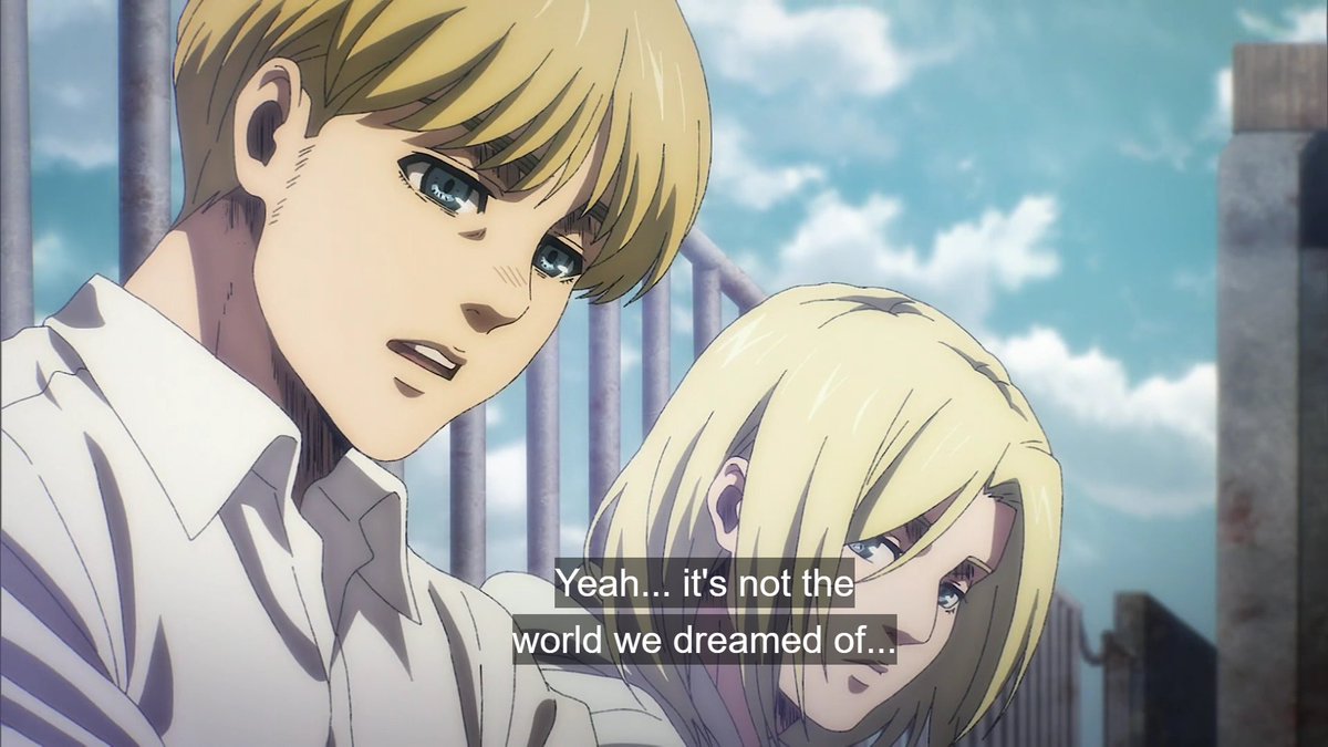 One of my favourite Armin monologues occurs in 131, which includes the ...
