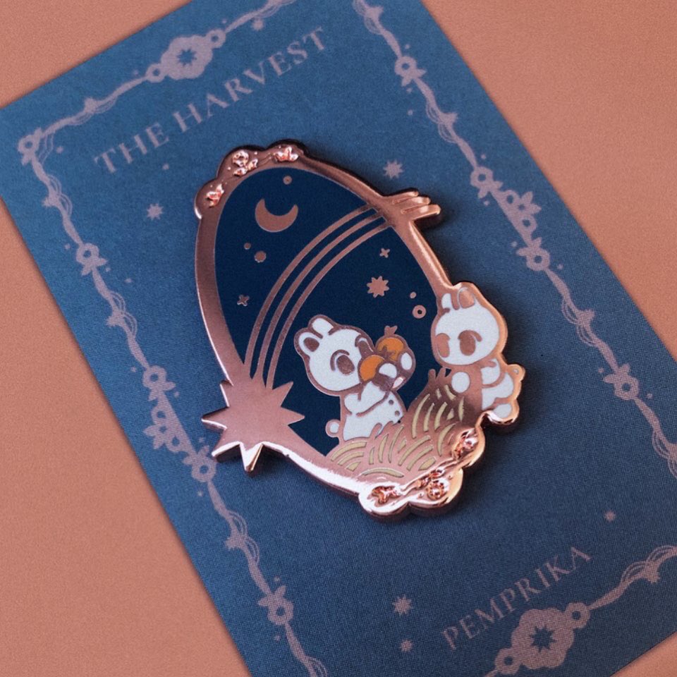 「little guys farming 🌾 original pin and 」|pemprika @ sakuracon 2504のイラスト