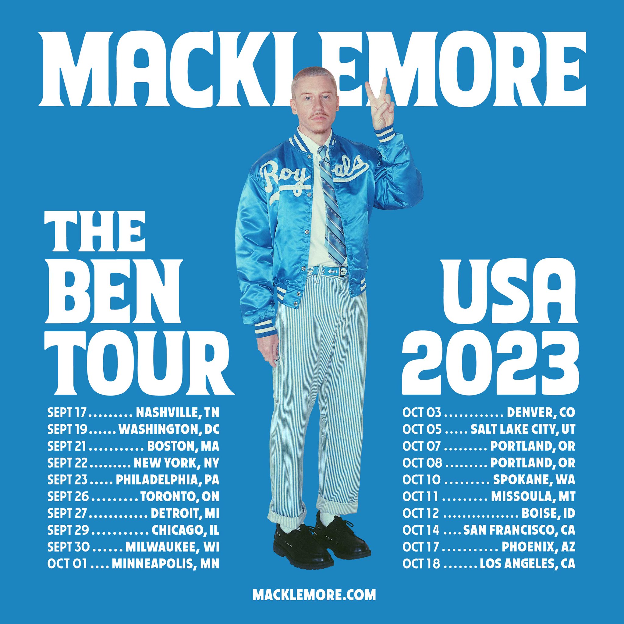Macklemore on Twitter: "AND WE GOT A USA TOUR TOO!!!! I WASN’T SURE WE WERE GONNA EVER BE ABLE ...