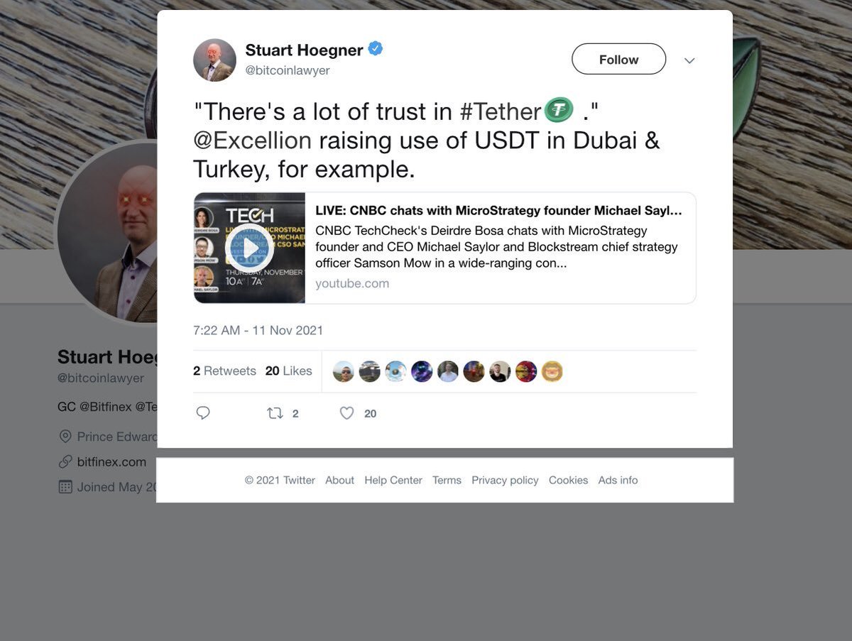 Bitfinex’ed 🔥🐧 Κασσάνδρα 🏺 on Twitter: "In 2021, Bitcoin Liar, er, Bitcoin Lawyer, Stuart ...