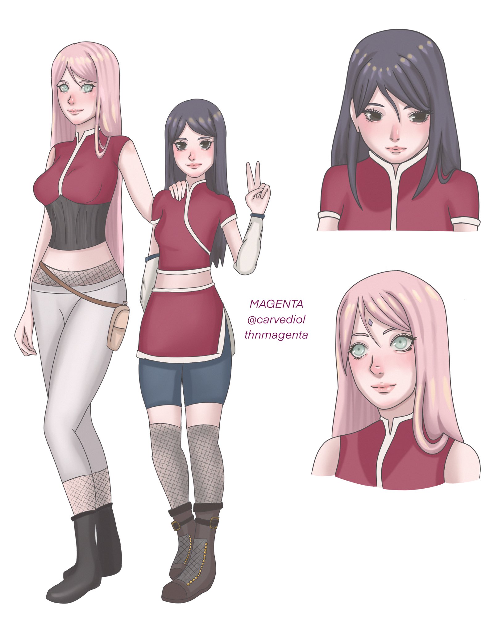 Haruno Sakura Long Hair
