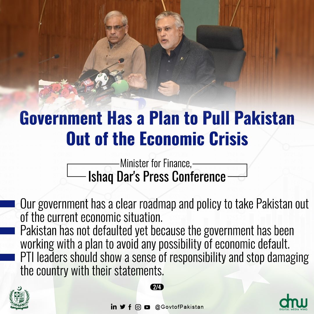 Government of Pakistan on Twitter: "Finance Minister Ishaq Dar has addressed the press ...