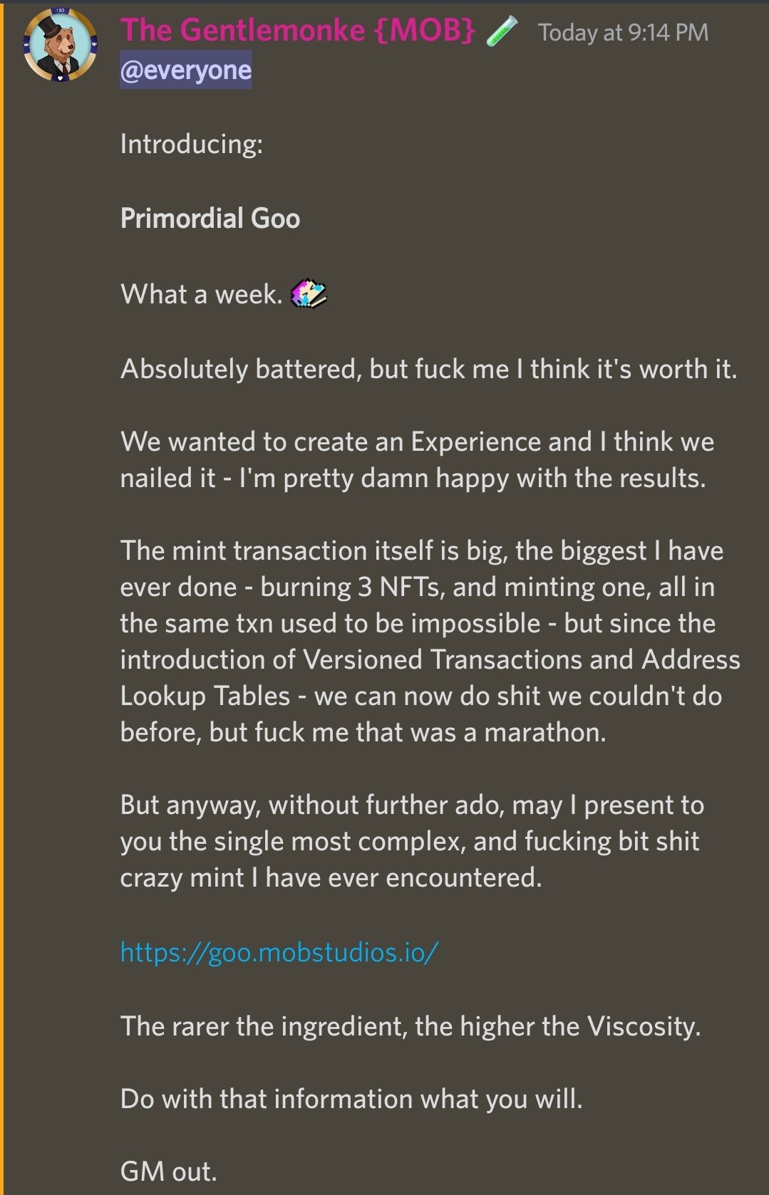 Mob Studios on Twitter: "Turn up the volume. And LFGOO https://t.co/eD8r8Vplrg https://t.co ...