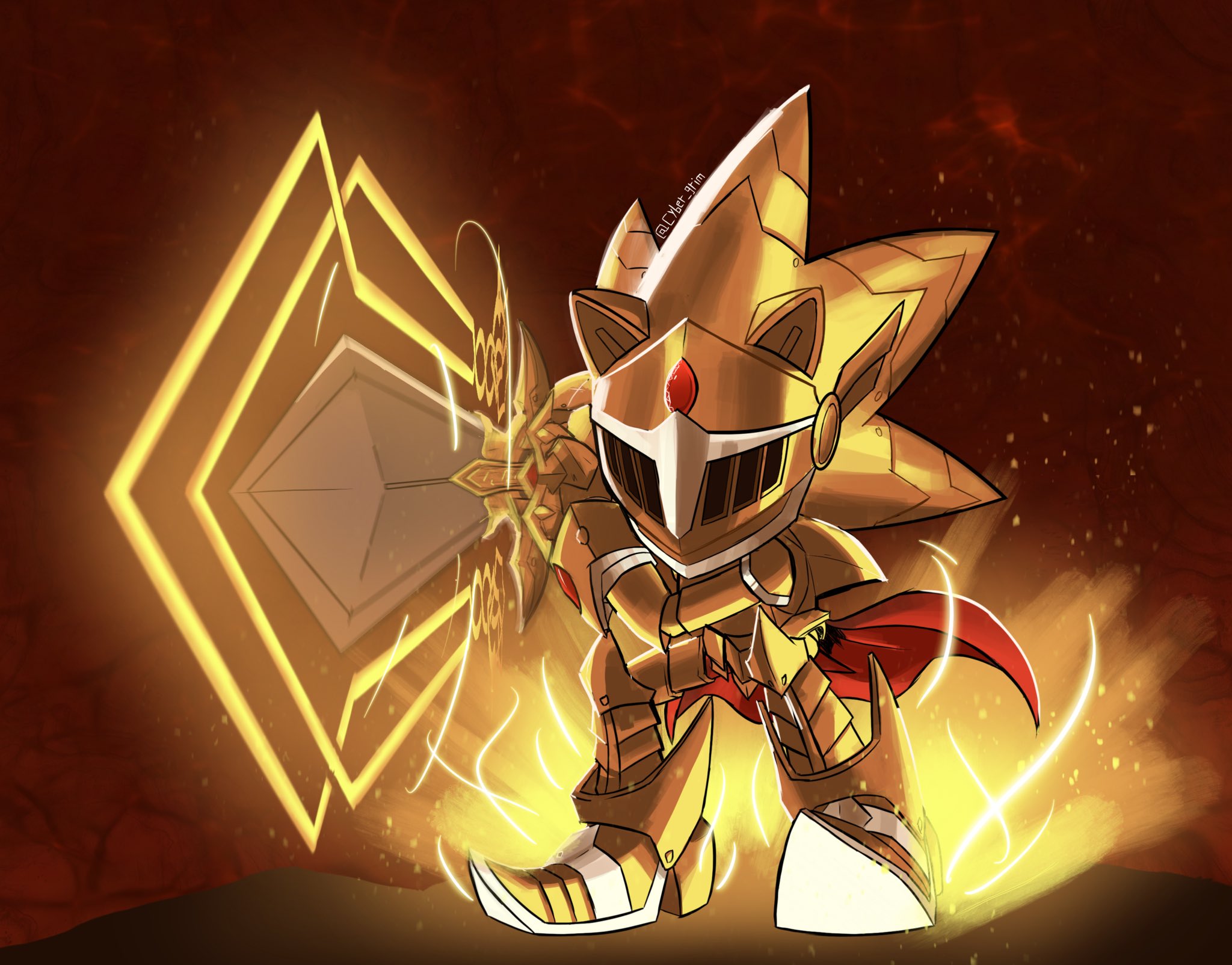 Sonic And The Black Knight Excalibur Sonic