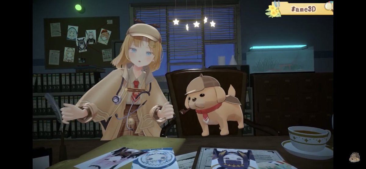 ワトソン・アメリア 「World number one detective!!! #ame3D」|m-pienのイラスト