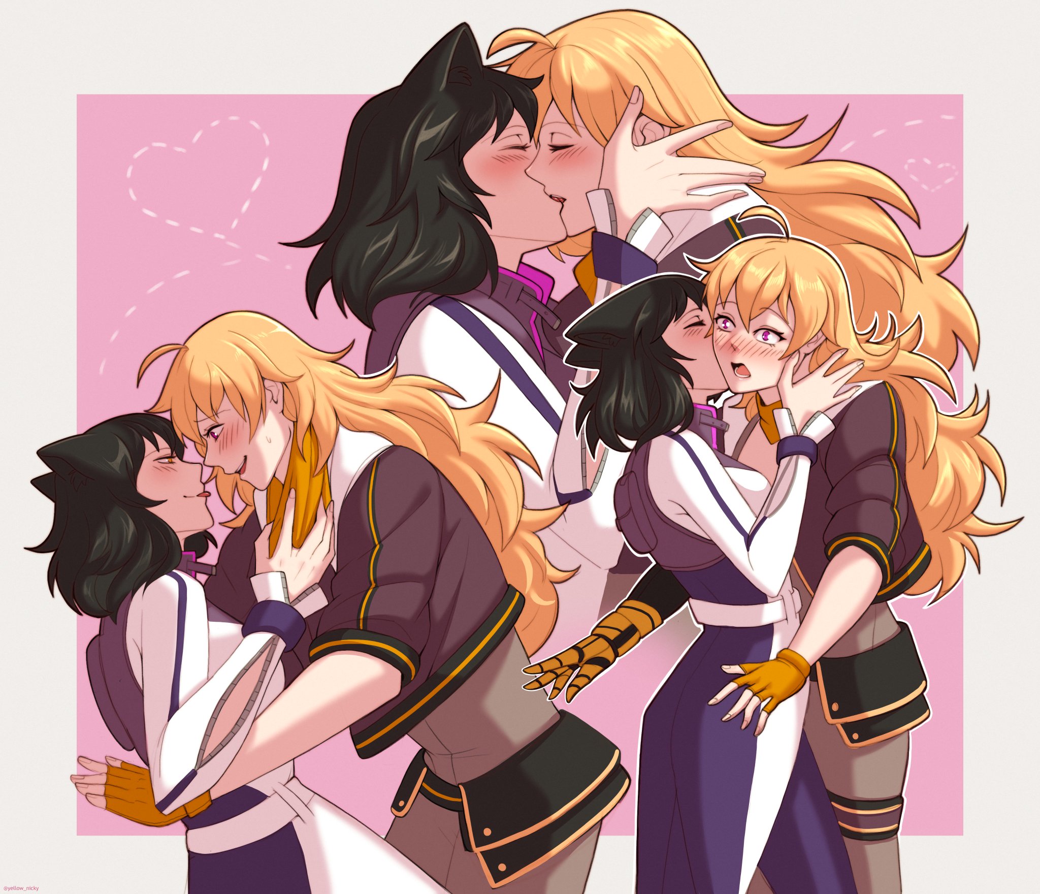 Yellow Rwby 9 Hype ๐ฅน๐ On Twitter Bumbleby Kiss Tomorrow ๐ฅบ Rwby