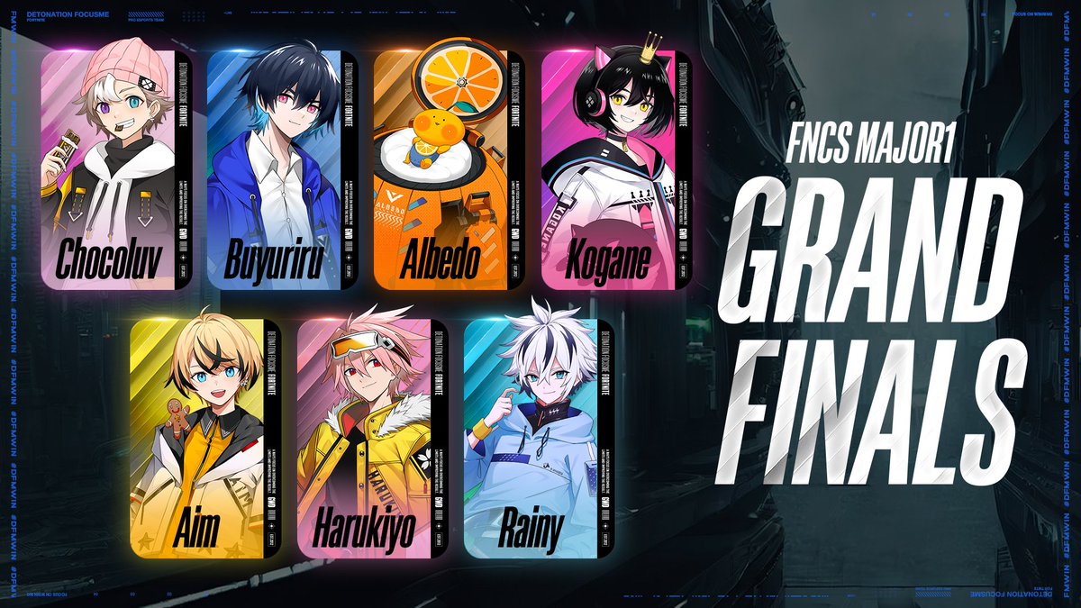 DFM eSports Info on Twitter: "#Fortnite #FNCS 本日⏰18:00～ メジャー1 Grand Final Day1 @Albedo_14 ...