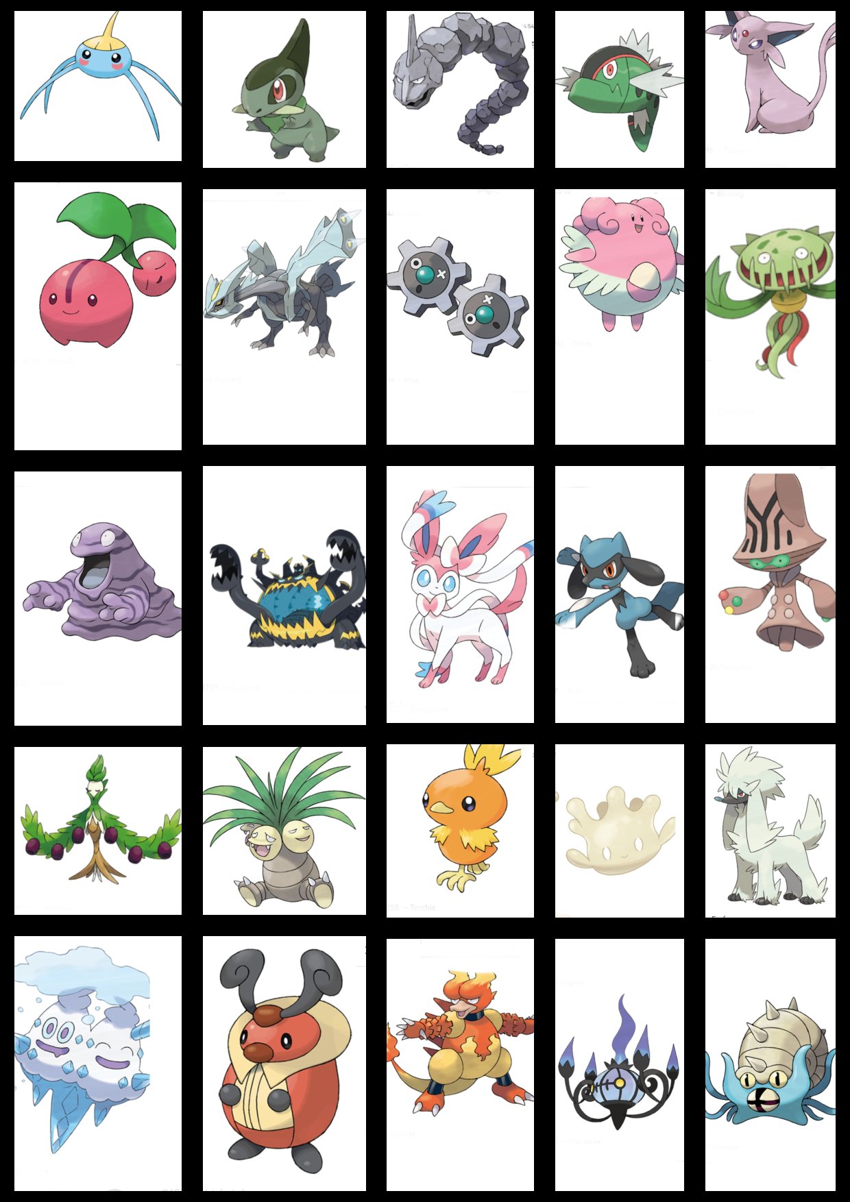 Gen 4 Pokemon Characters