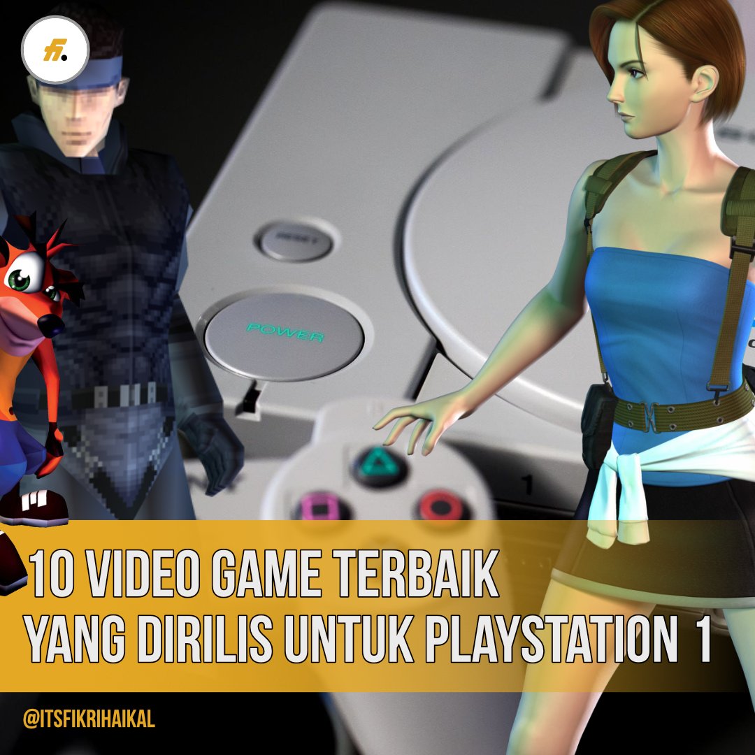 Fikri Haikal on Twitter: "Playstation 1 dirilis pada Desember 1994 dan segera menjadi salah satu ...