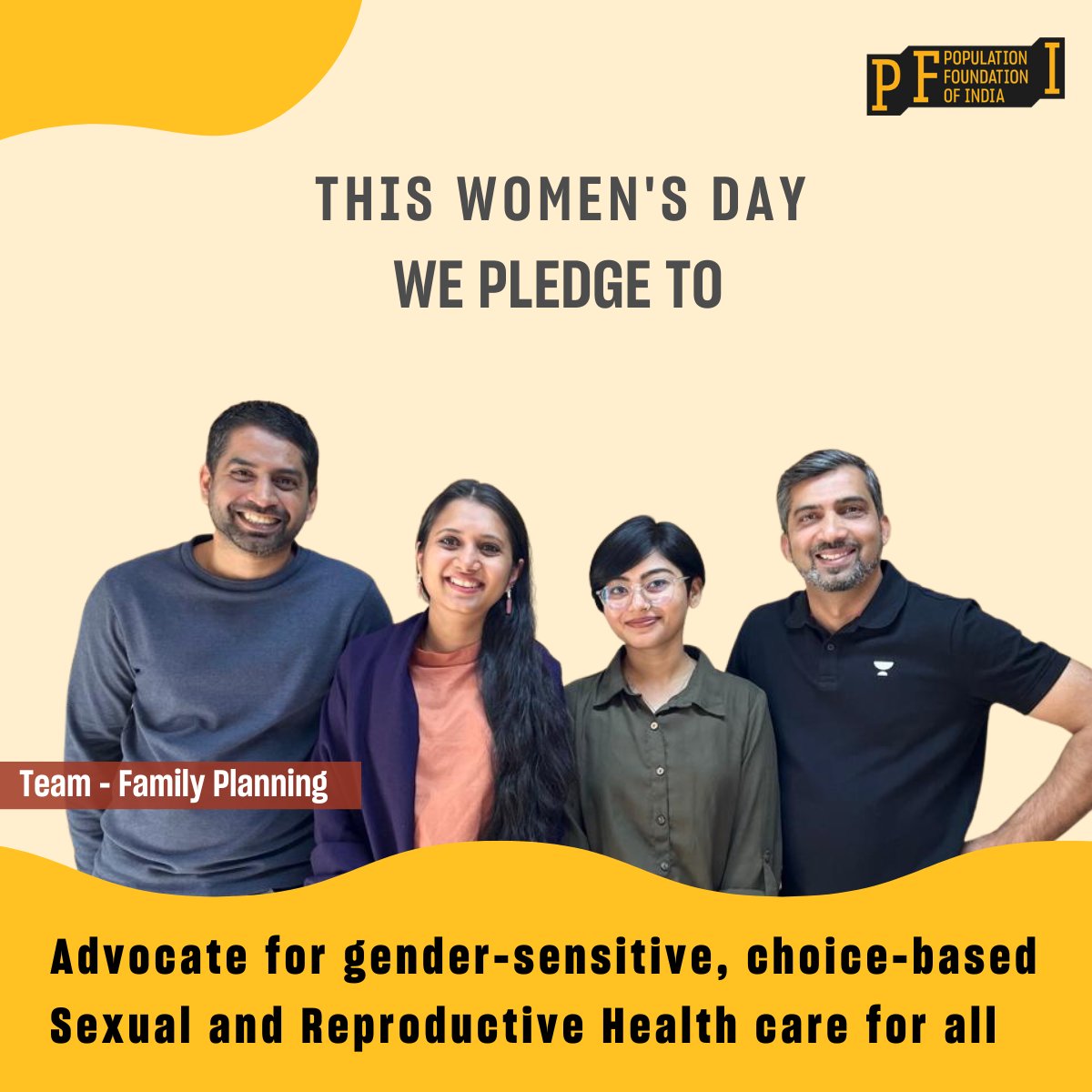 Population Foundation of India on Twitter: "This #InternationalWomensDay, our team members have ...