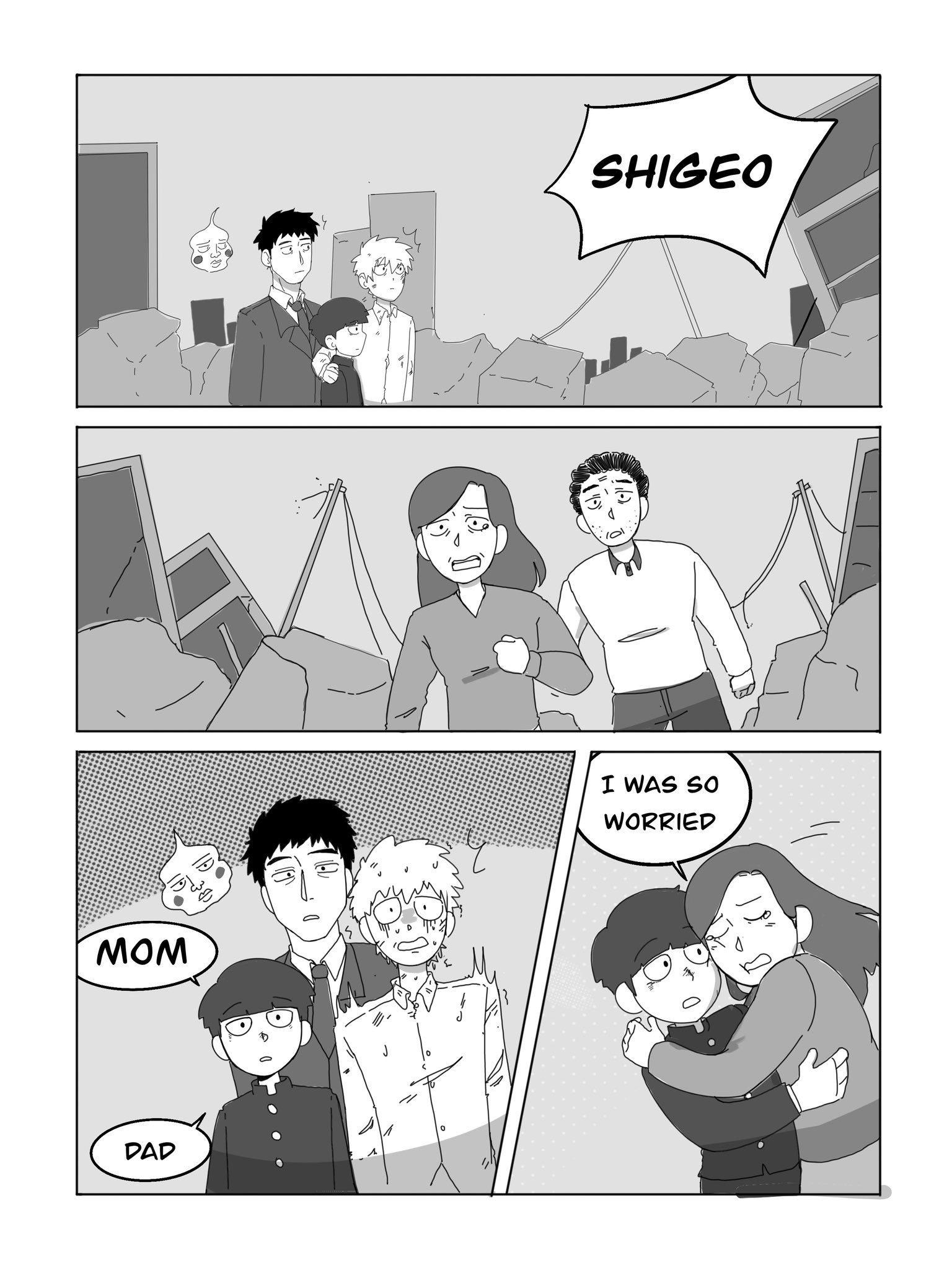 IDLE NOVA💫COMMS OPEN on Twitter: "Back on my kageyama parents love, Reigen is an honorary member ...