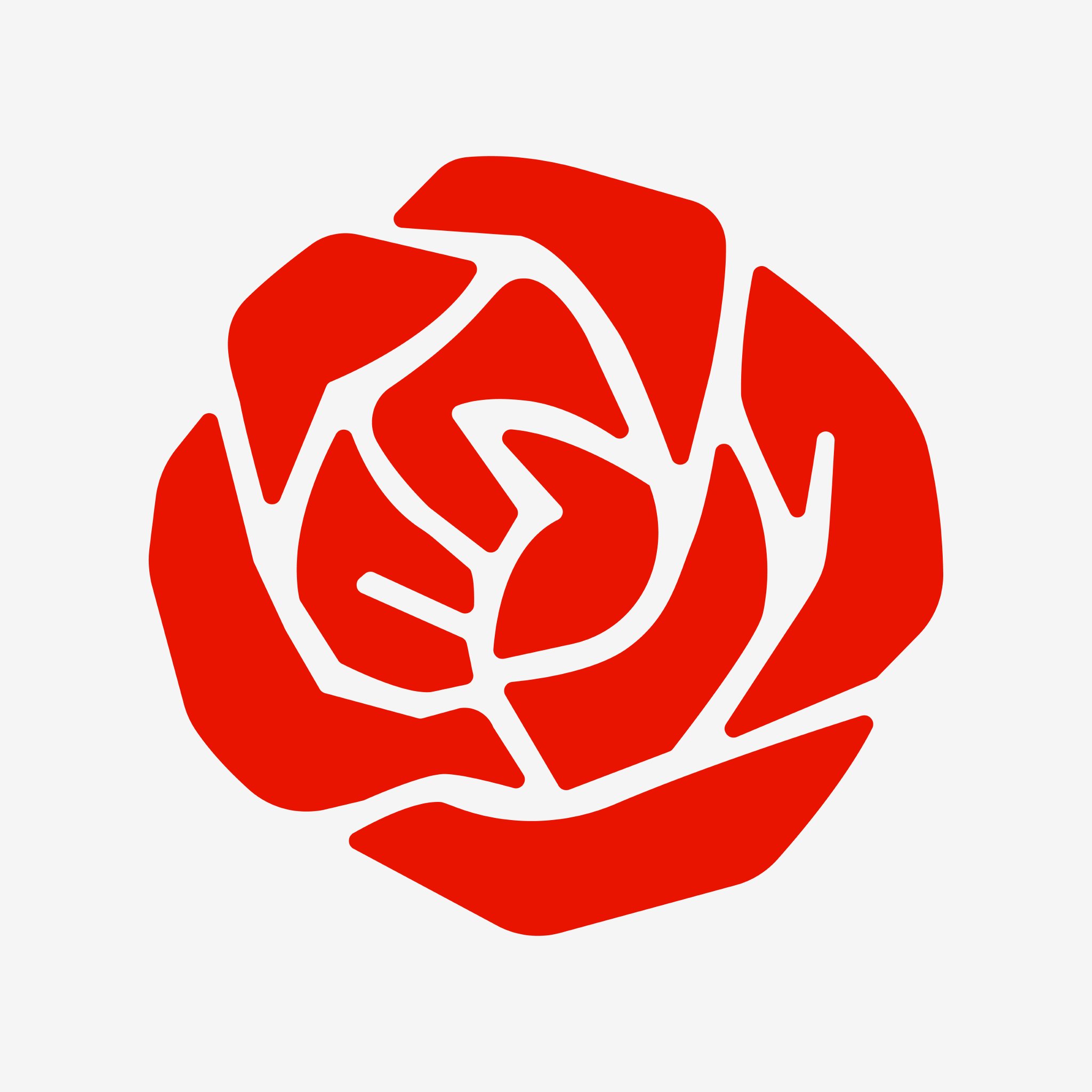Socialist Rose Emblem