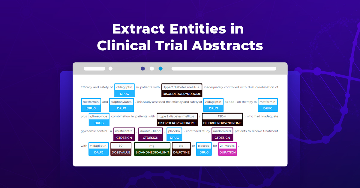 JohnSnowLabs on Twitter: "Extract Entities in Clinical Trial Abstracts Live demo & Colab: https ...