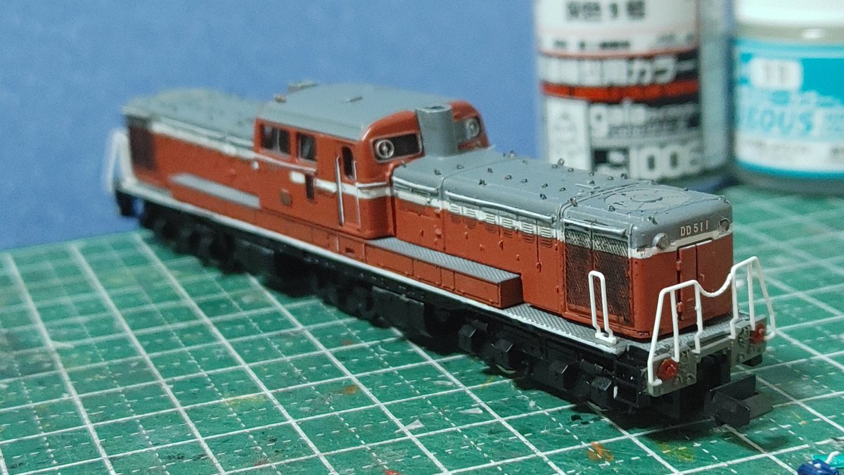 たけやん on Twitter: "Bトレ改造のDD51 1タイプ、仮完成！"