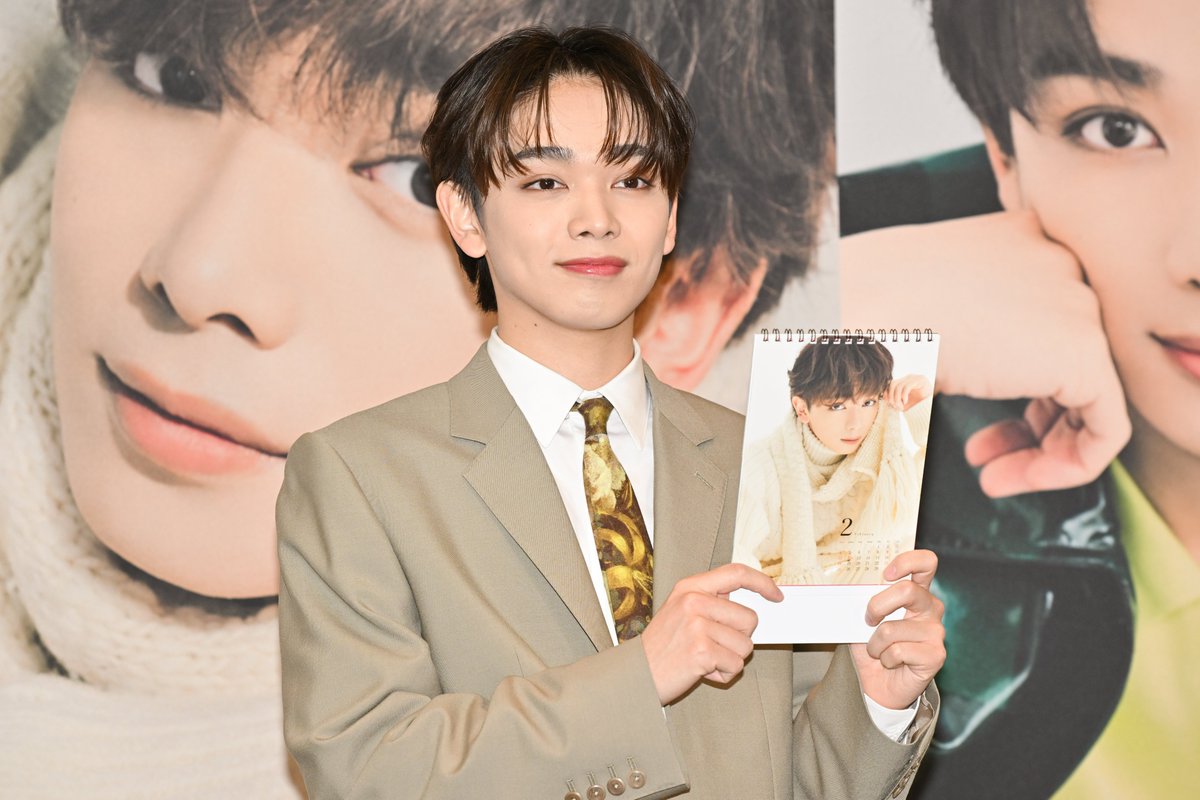 ENCOUNT on Twitter: "📸イベント写真📸 #宮世琉弥 さんが「宮世琉弥カレンダー2023.4-2024.3」の発売記念イベント」に登場しました イベント前の取材では「過去1 ...