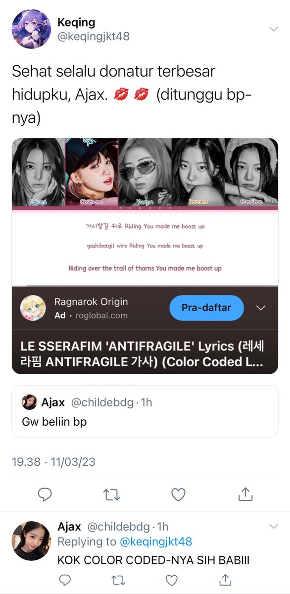 TOPUP 📌 | PROMPT CEK LIKES ️ on Twitter: "Cw // no ship , crossover kpop , harshwords Au! Ajax ...
