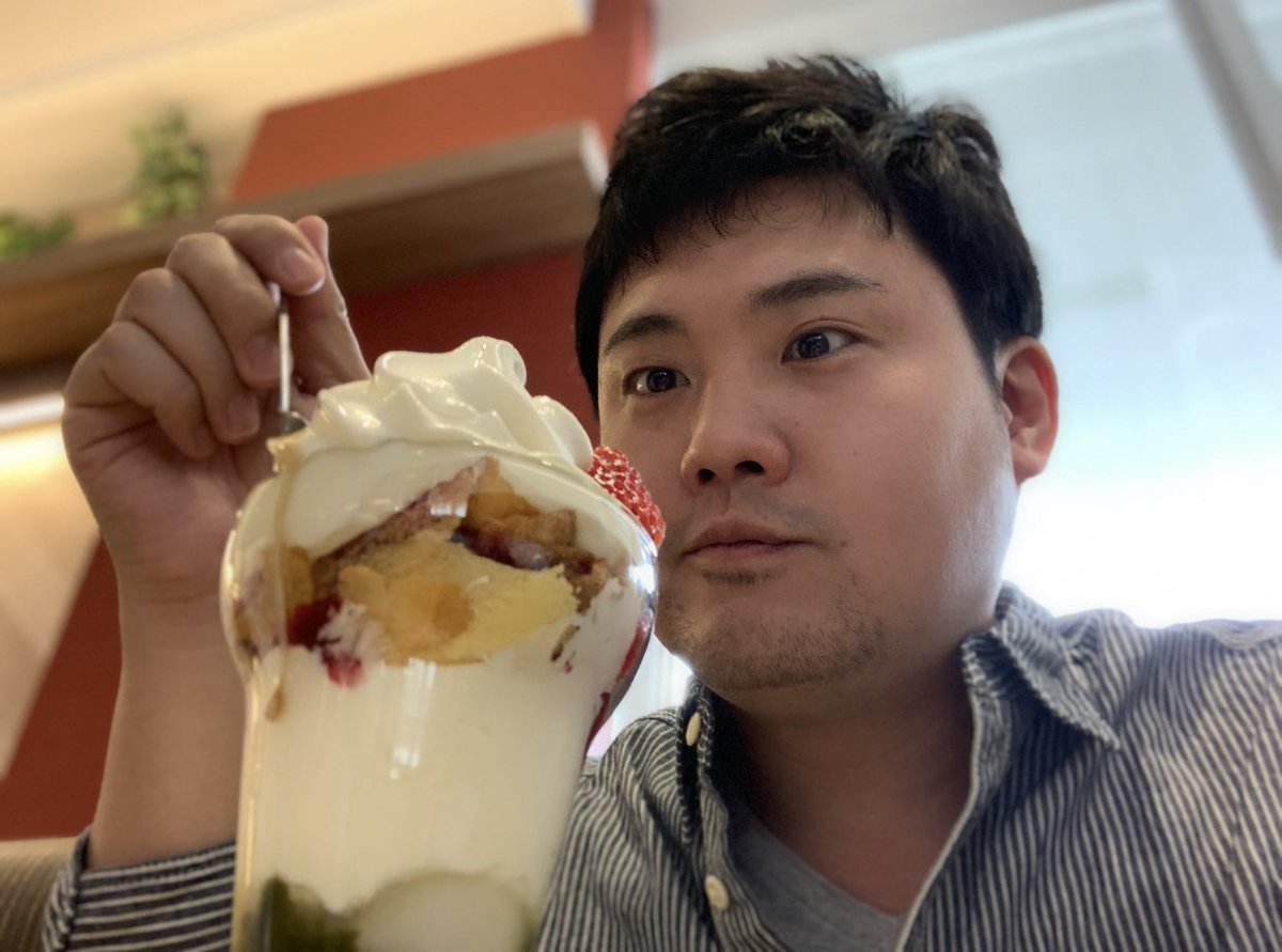 中村風太(なかむらふうた) On Twitter ガストのパフェは何気にいつも楽しみ ガスト 抹茶 パフェ いちごと抹茶の和パフェ 甘党 甘党男子