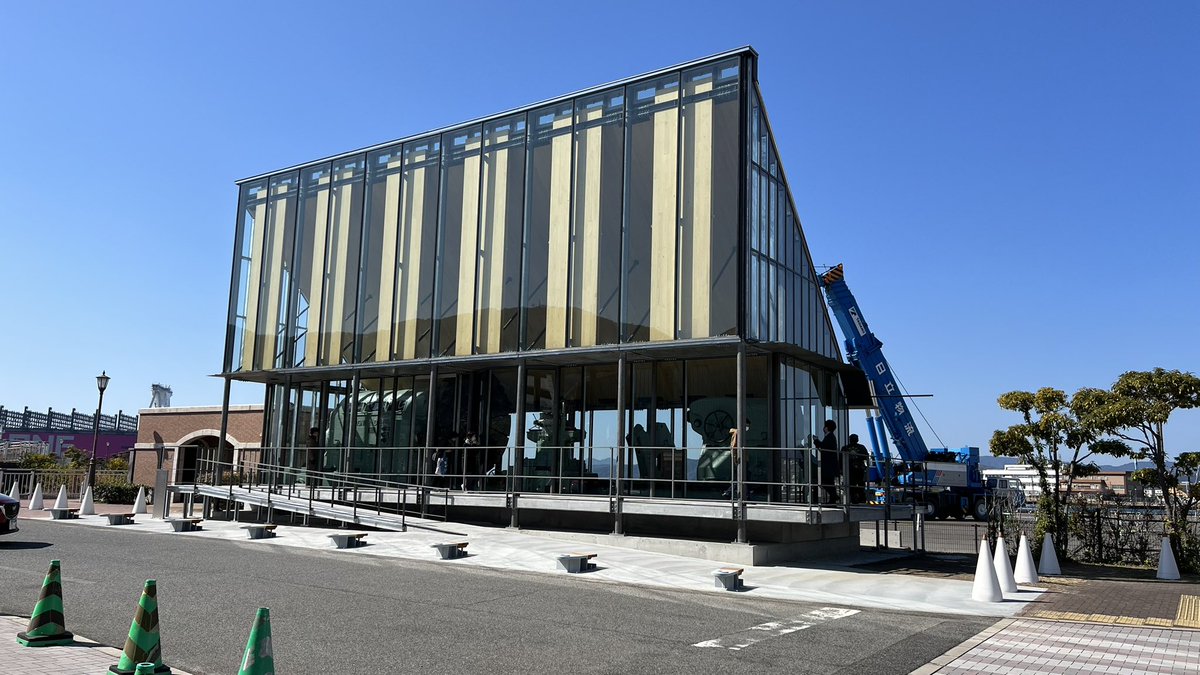 ぷるぷるHR@トラック泊地 on Twitter: "旋盤（本体の建屋） #tripuru #大和ミュージアム #15299機"