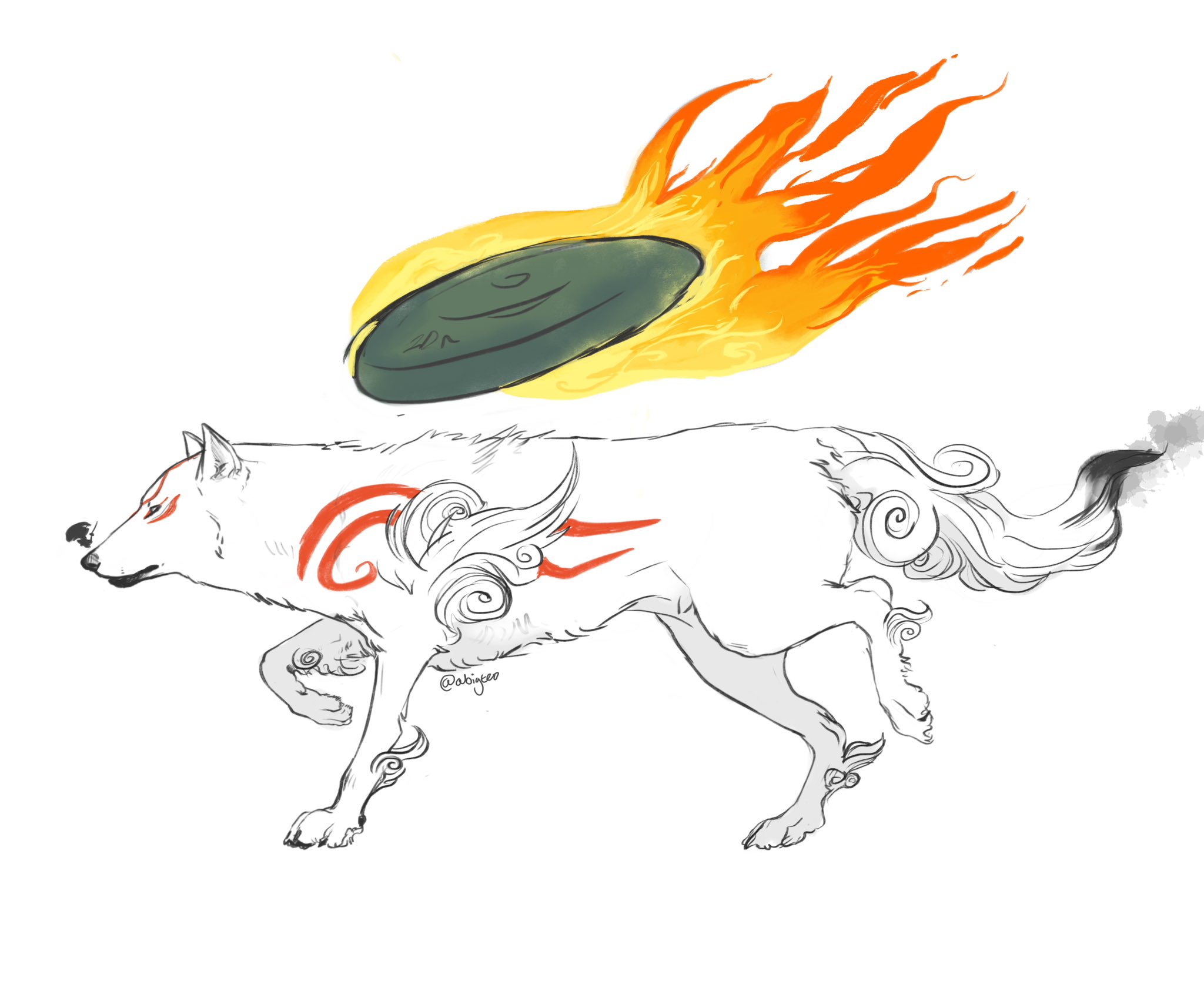 Okami Amaterasu And Issun