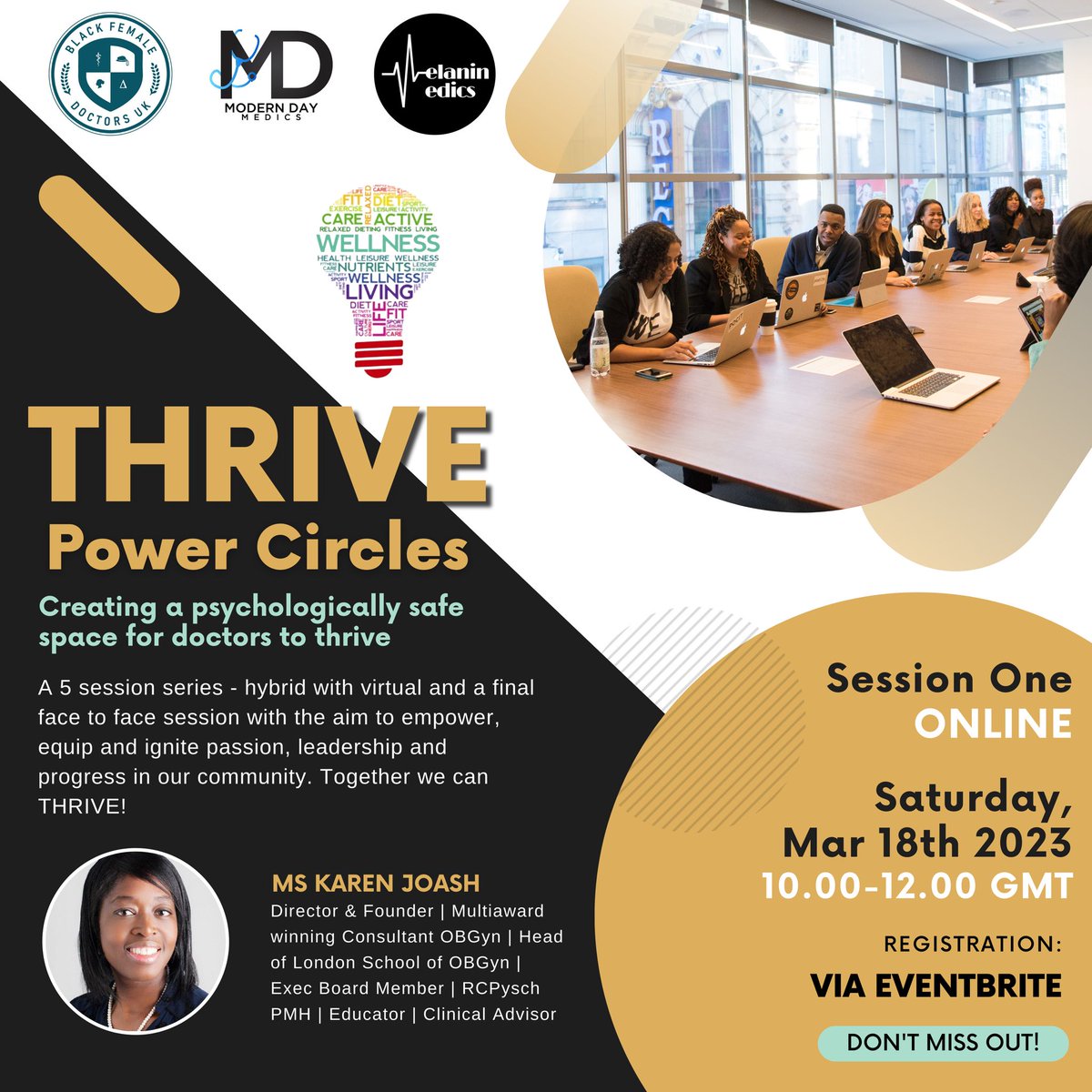 Melanin Medics on Twitter: "The first session of Thrive Power Circles is currently underway this ...