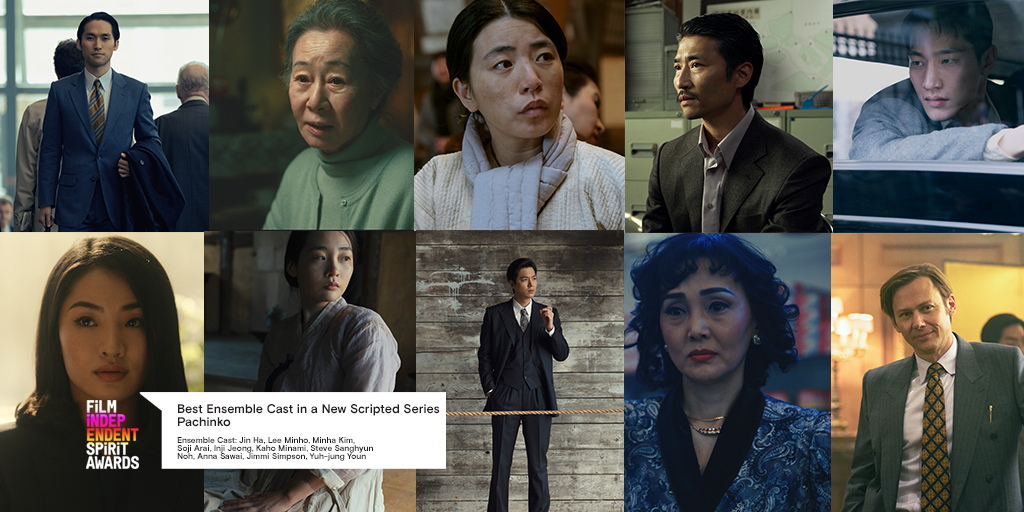 파친코 SpiritAwards 에서 Best Ensemble Cast수상 - 이민호 갤러리