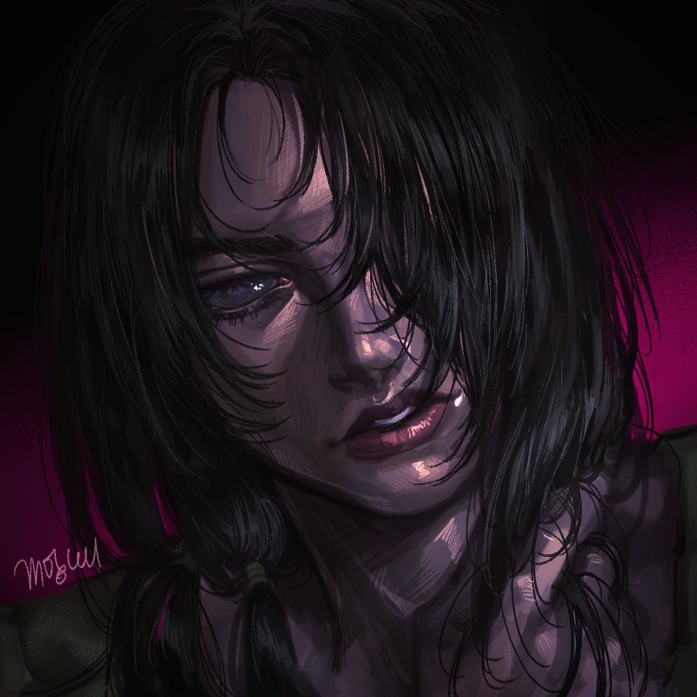 「기분이 안 좋을 때 그리는 그림이 마음에 들게 그려지는 듯 」개망나니のイラスト