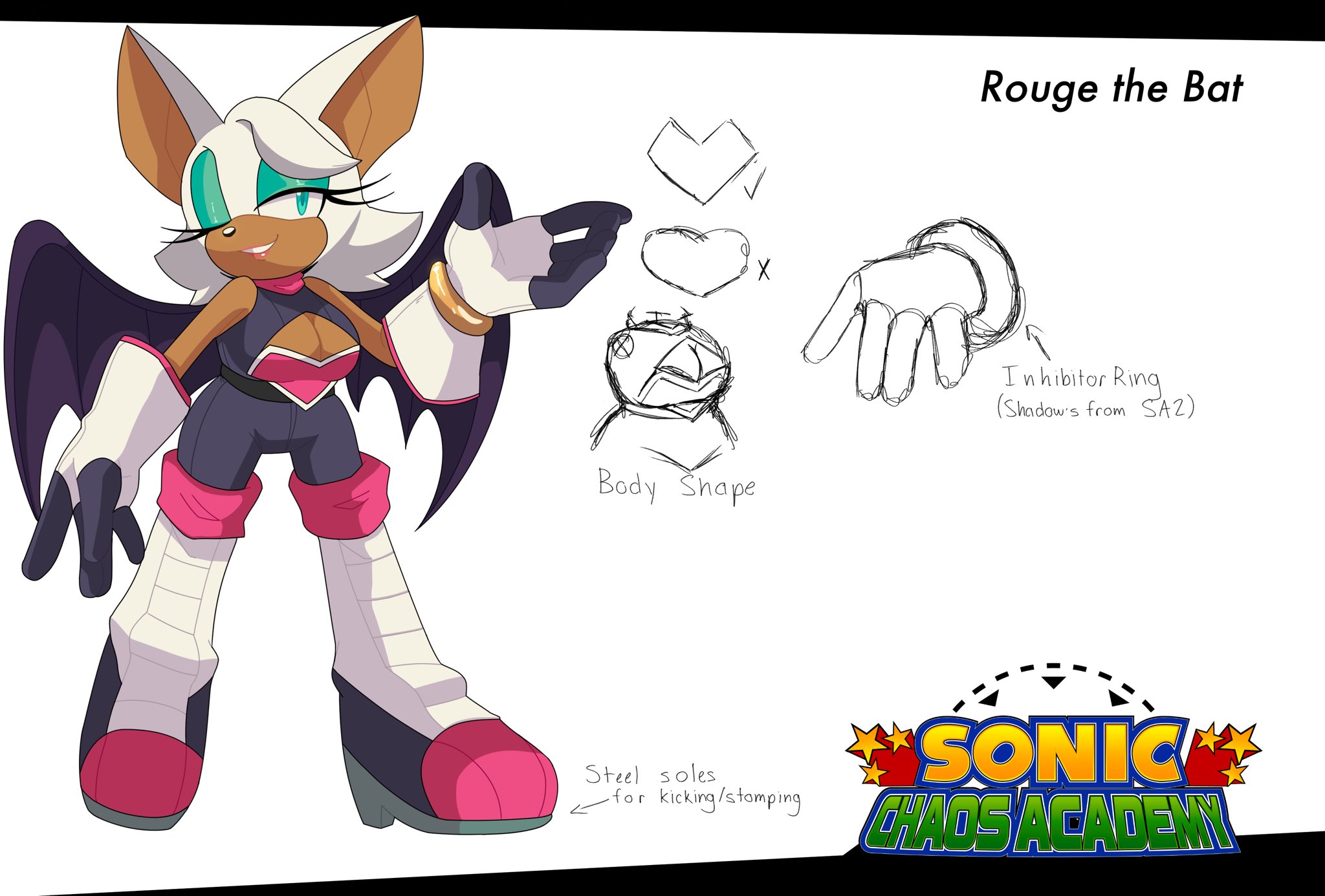 Sonic Boom Rouge The Bat Redesign