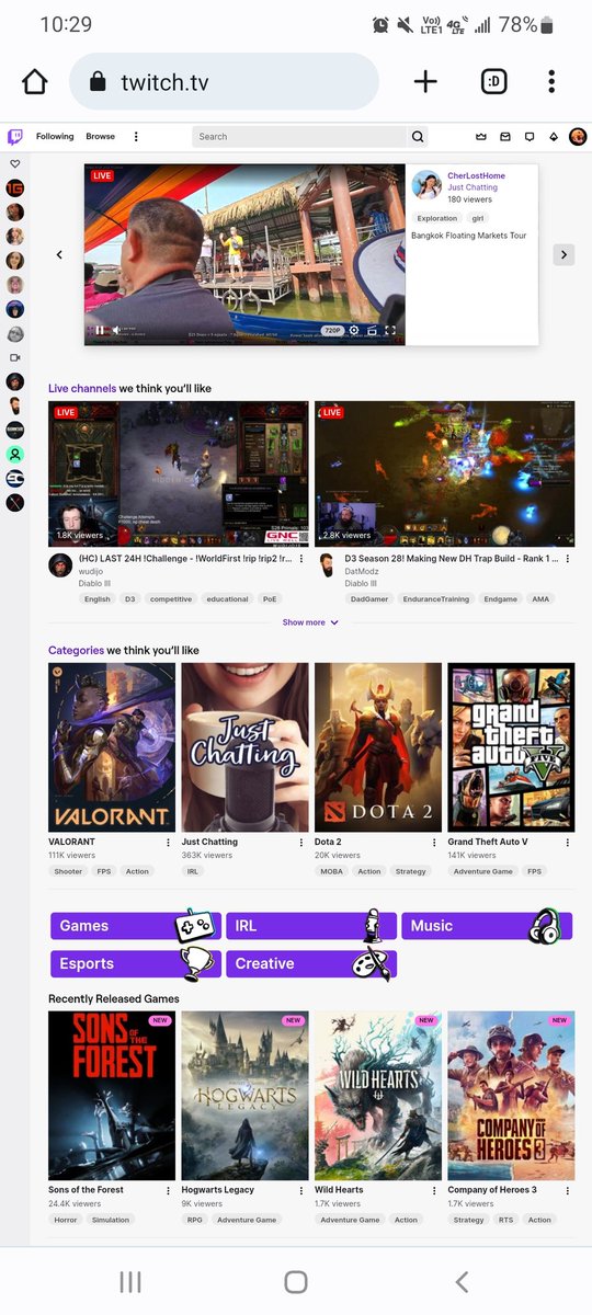 cjayride🇹🇭 on Twitter: "Someone we know is on @Twitch front page today 😎🎉"