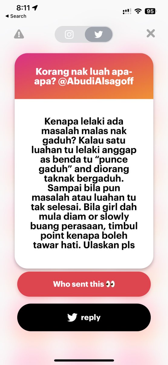 Abudi Alsagoff On Twitter Sebab Tu Lah Lelaki Kena Biasakan Macam Aku