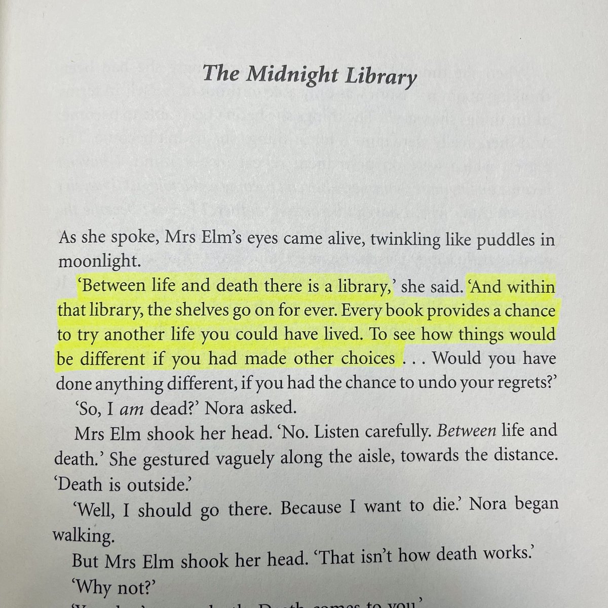"The Midnight Library by Matt Haig" This is going to be one of my ...
